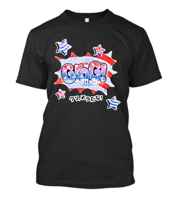 Live Free Grog Hard Grog 2026 Grog Tour Stars And Stripes Comic Burst T-Shirt