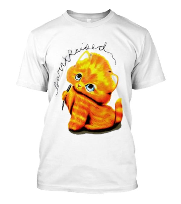 Born X Raised Mischief Orange Cat T-Shirt