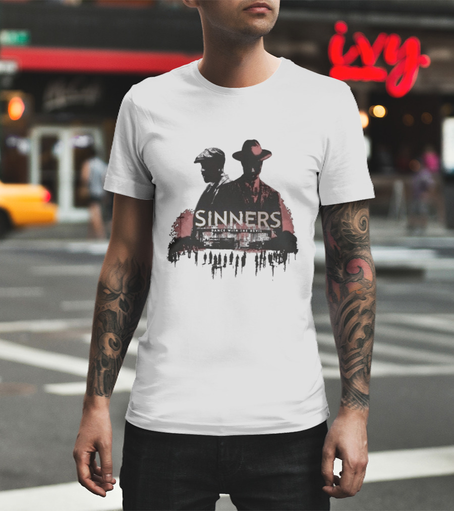 Halloween Horror Nights 2026 Sinners Mysterious Duo In Shadowy Red T-Shirt