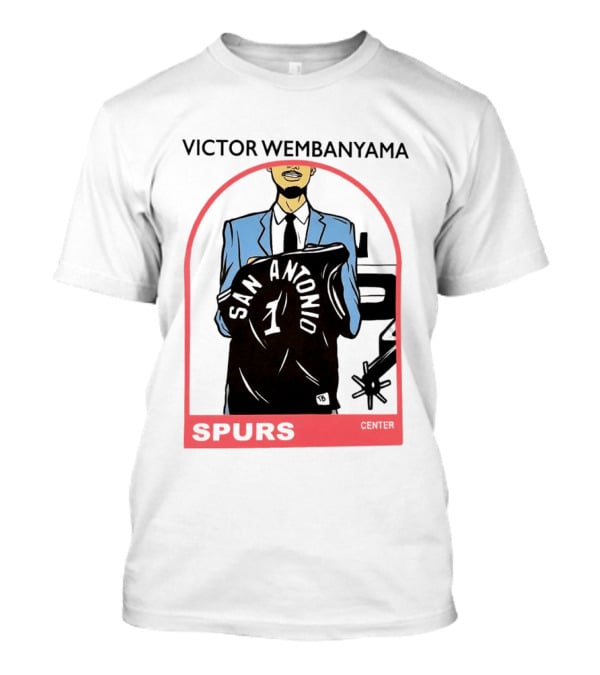 Victor Wembanyama San Antonio Spurs Number 1 T-Shirt