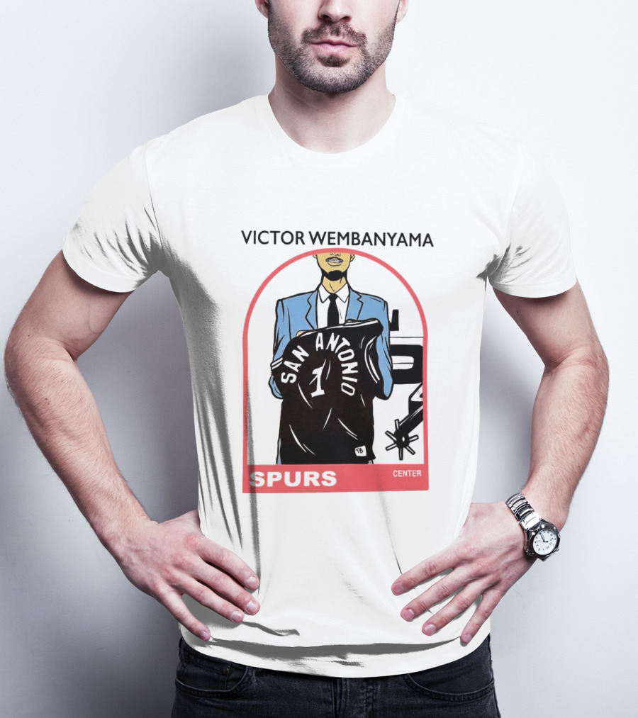 Victor Wembanyama San Antonio Spurs Number 1 T-Shirt