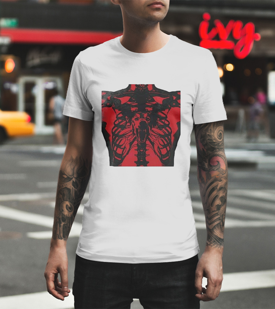 Punfest Told Y'all I Got That Dog In Me Skeleton Dog X Ray T-Shirt