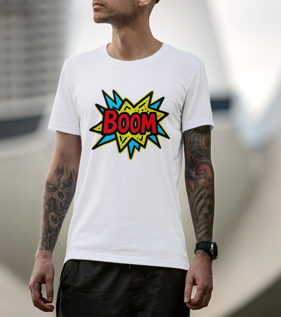 Mackenzie Shirilla Dad Boom Comic Style Burst T-Shirt