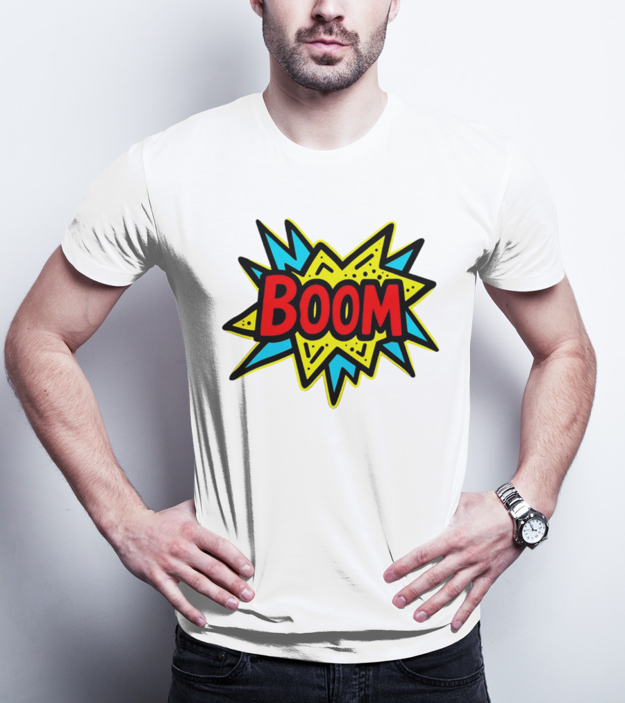 Mackenzie Shirilla Dad Boom Comic Style Burst T-Shirt