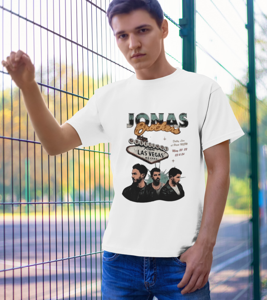 Jonas Brothers Greetings From Las Vegas Nevada May 17 18 2026 Event T-Shirt