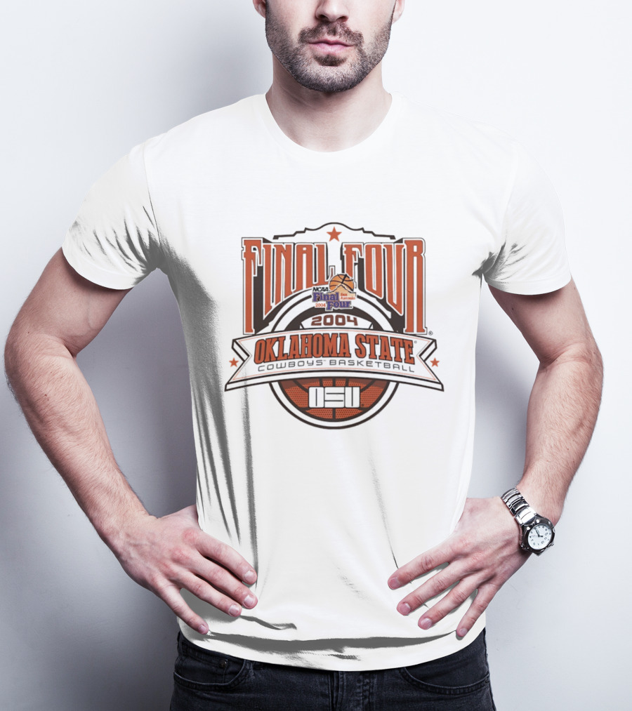 Oklahoma State Cowboys Basketball Final Four 2004 NCAA Tournament OSU T-Shirt