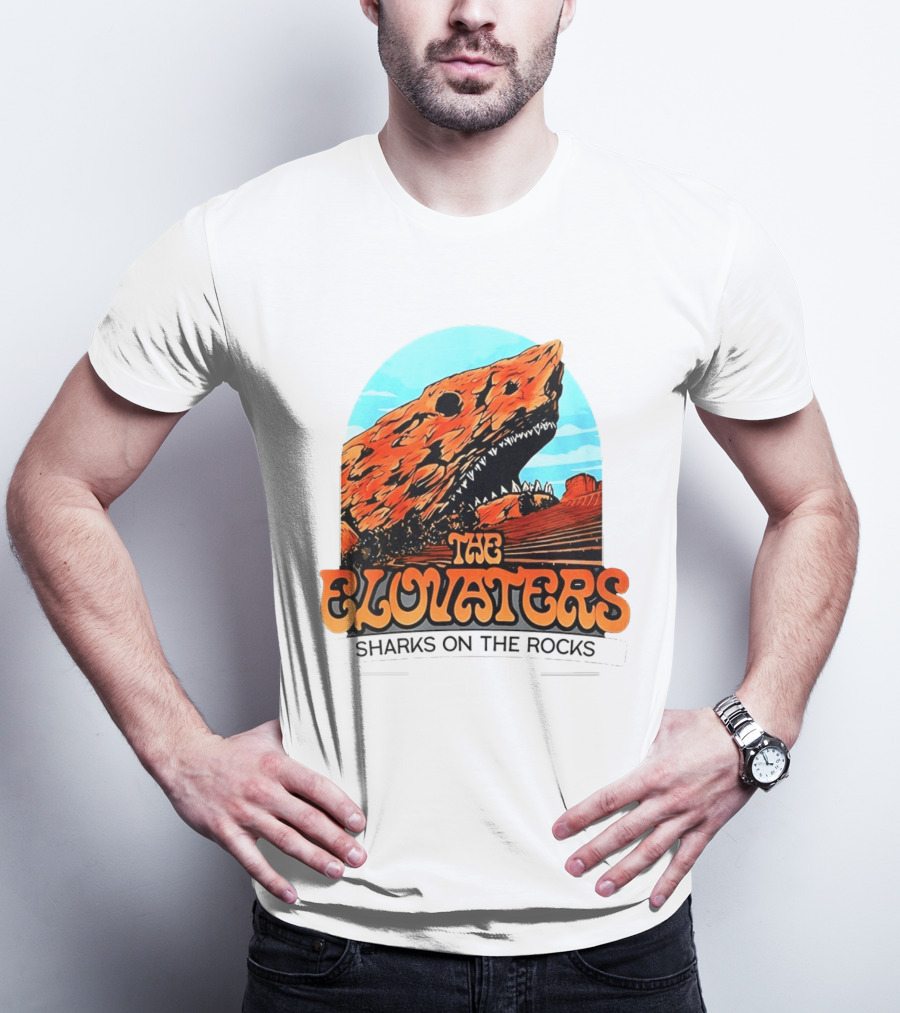 The Elovaters Sharks On The Rocks Red Rocks Amphitheatre Morrison Co May 2026 T-Shirt