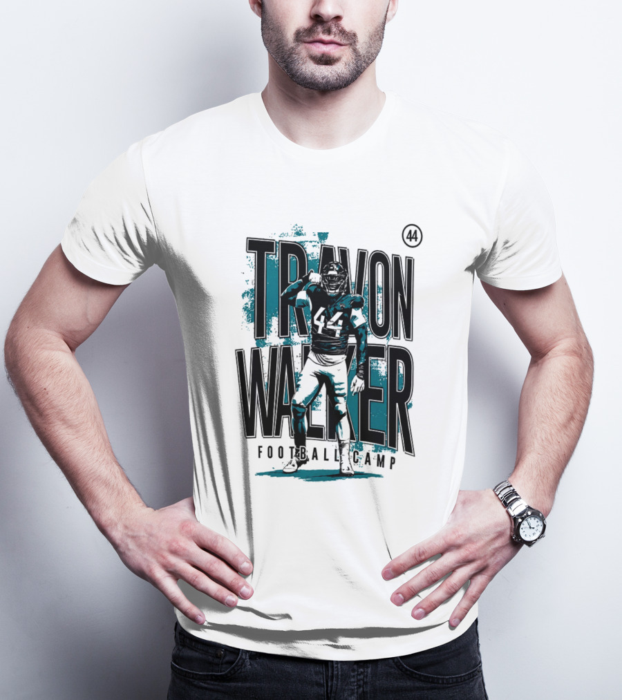 Travon Walker 44 Jacksonville Football Camp T-Shirt