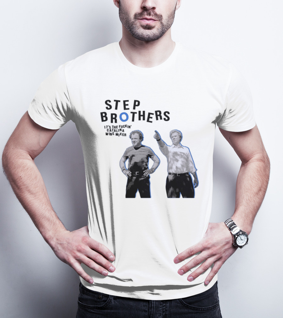 Step Brothers Will Ferrell John C Reilly Catalina Wine Mixer T-Shirt