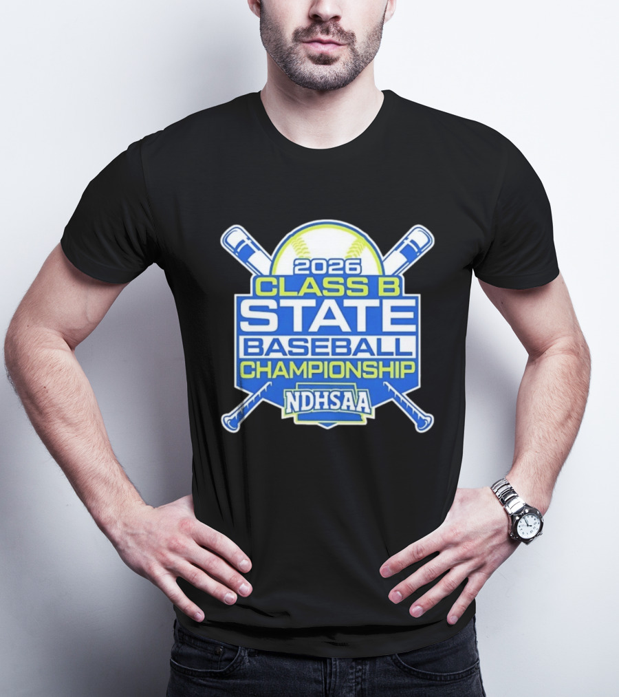 2026 NDHSAA Class B State Baseball Championship Merchandise T-Shirt