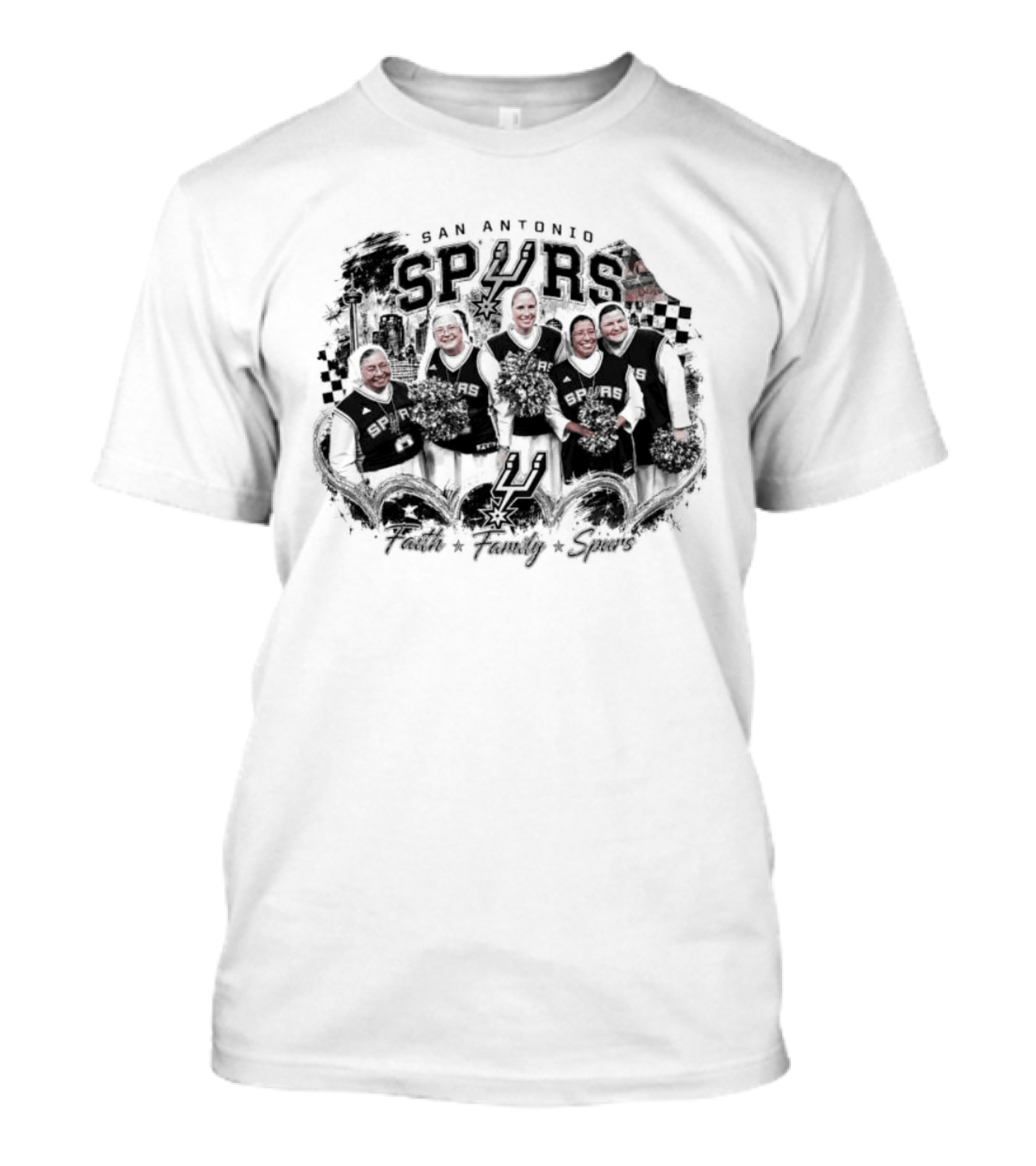 San Antonio Spurs Faith Family Unity T-Shirt