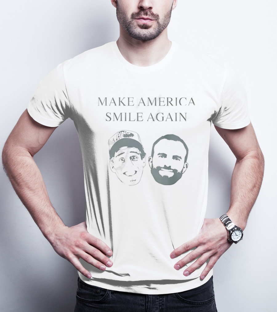 Make America Smile Again Tanner Smith And Connor Tomlinson T-Shirt