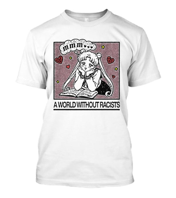 Usagi Tsukino Sailor Moon A World Without Racists Anime T-Shirt