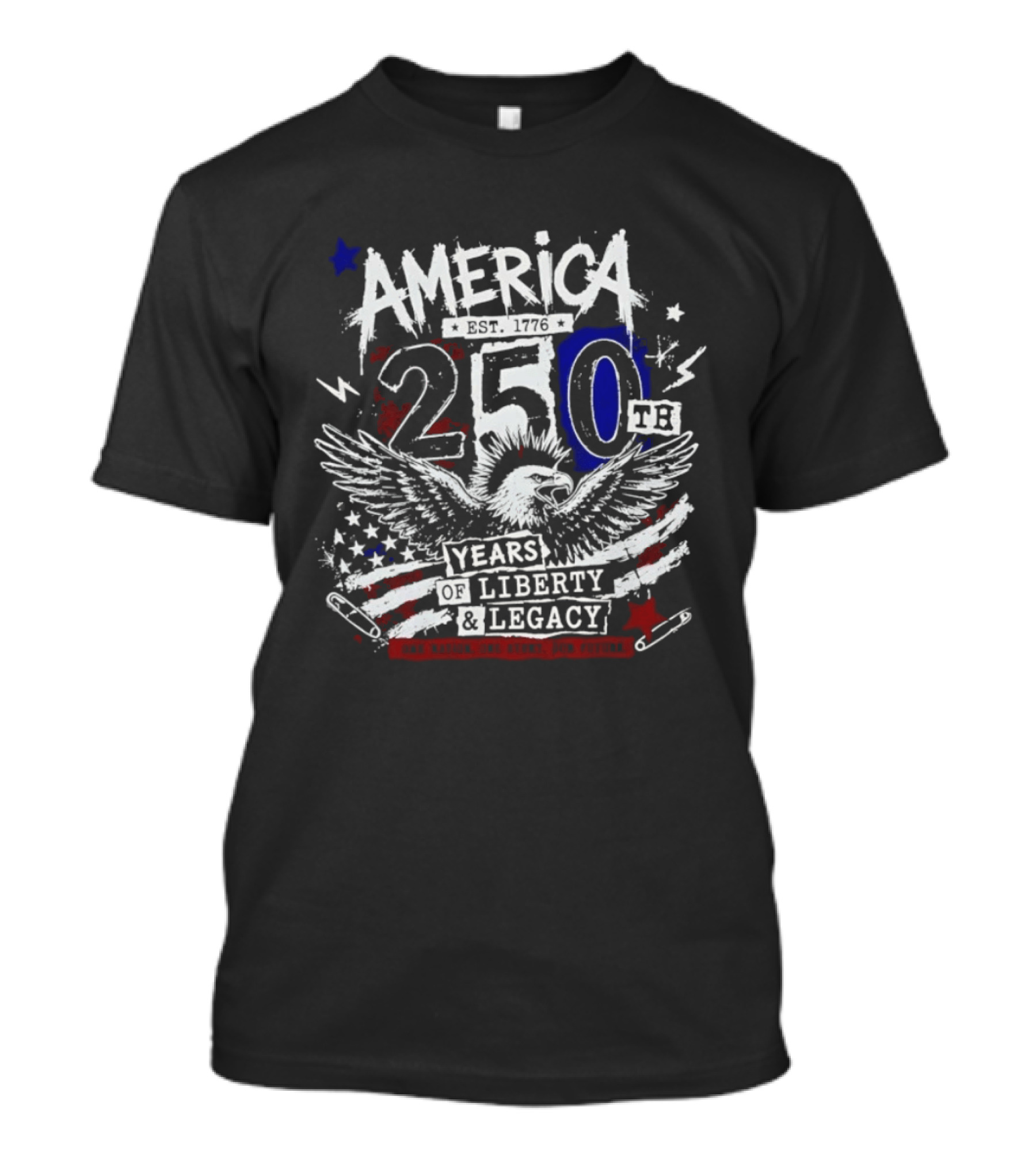 America 250th Anniversary Eagle Years Liberty Legacy T-Shirt