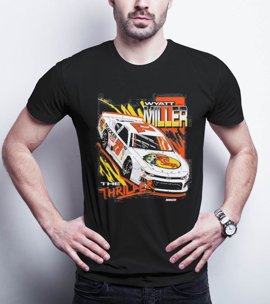 Wyatt Miller Racing Thriller 2026 Late Model Stock Bass Pro T-Shirt