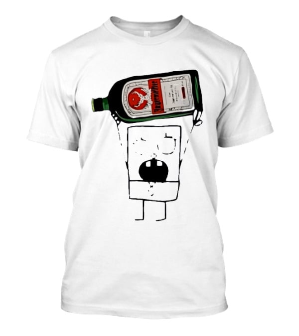 Doodlebob Jagermeister Bottle T-Shirt
