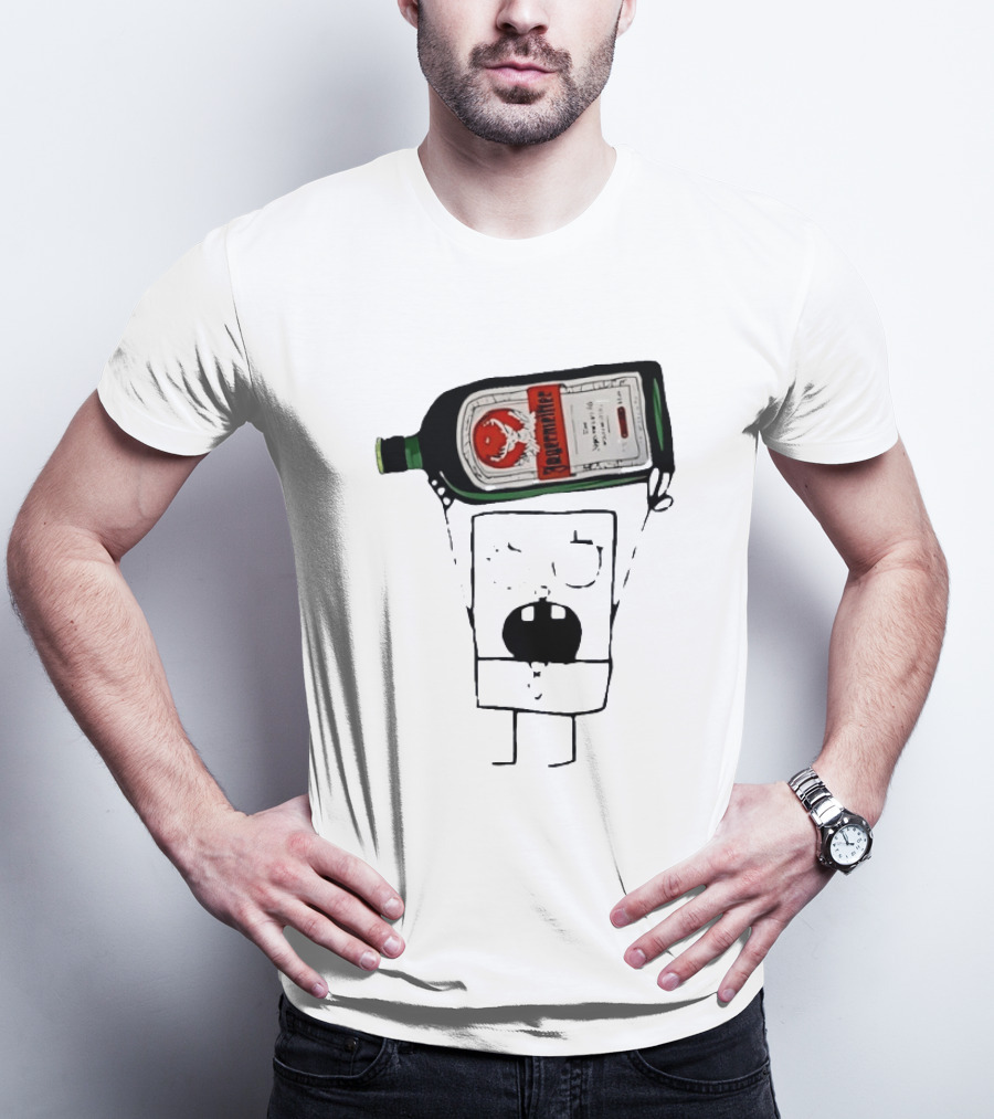 Doodlebob Jagermeister Bottle T-Shirt