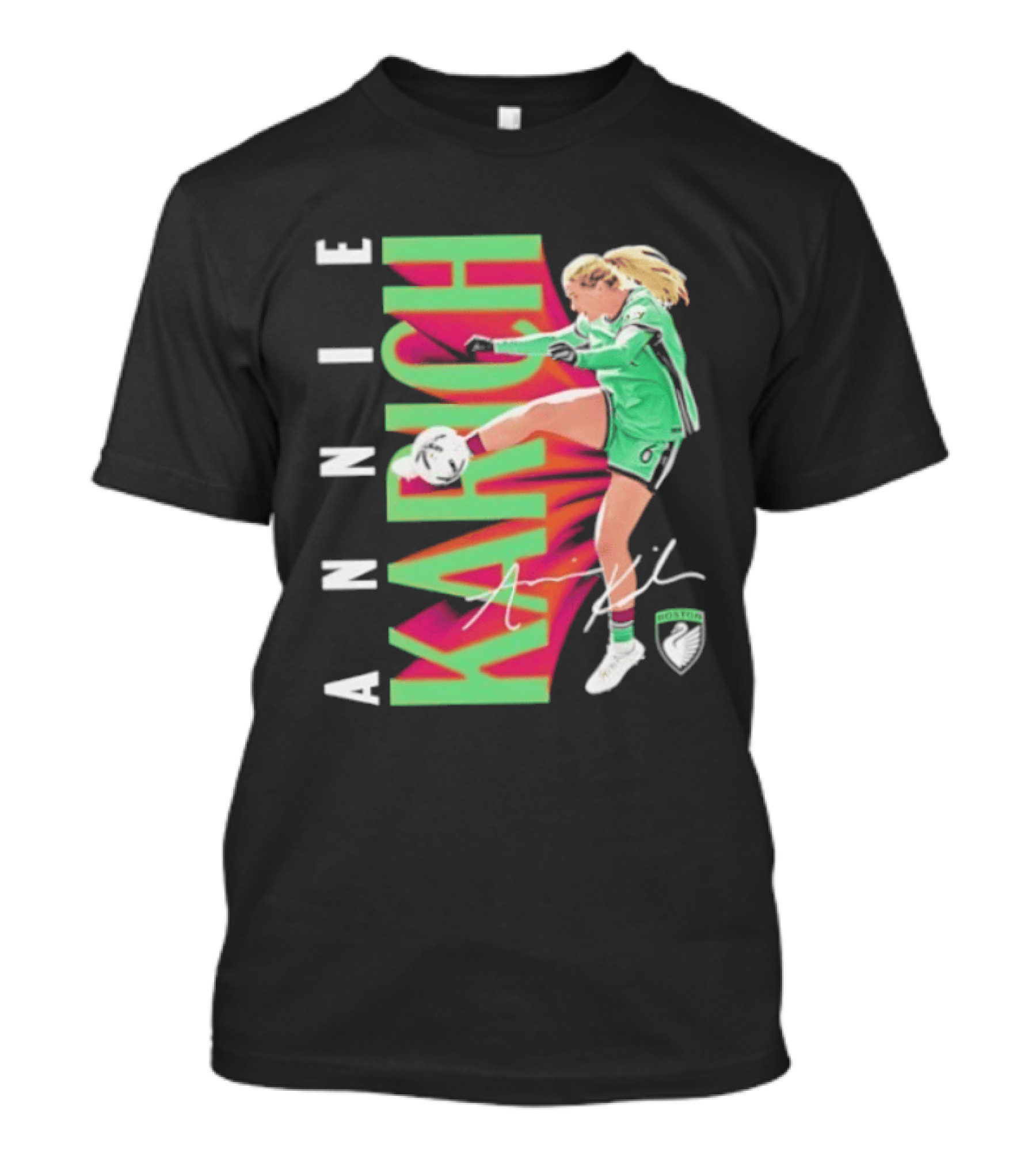 Annie Karich Legacy FC Soccer Player Action T-Shirt