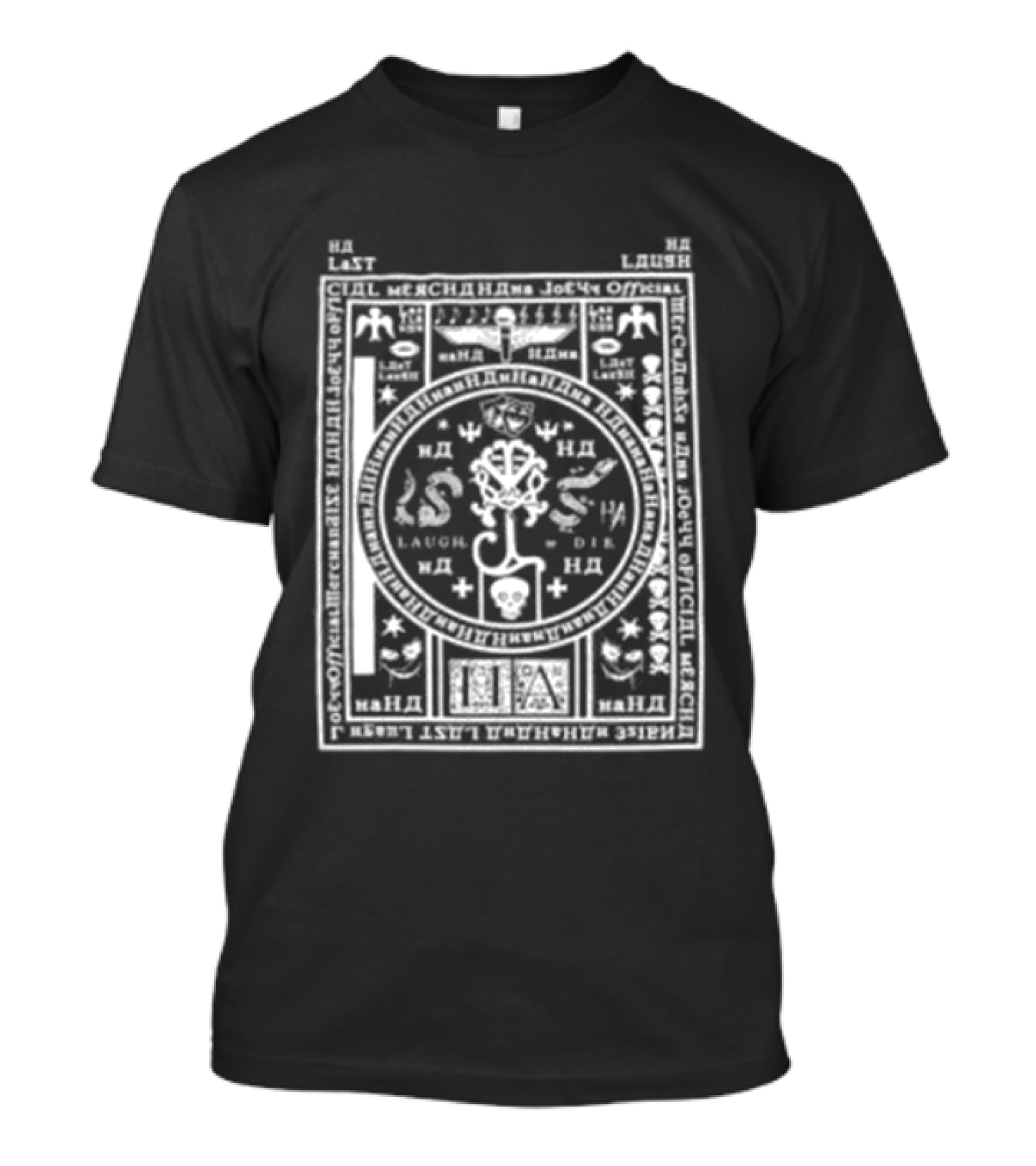 Joeyy Last Laugh Tarot Styled Symbolic T-Shirt