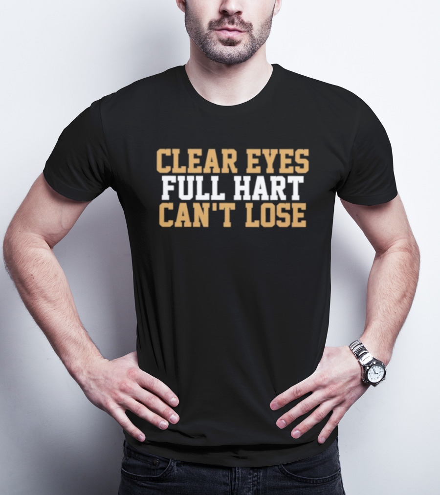 Clear Eyes Full Hart Can't Lose Vegas Golden Knights Carter Hart T-Shirt