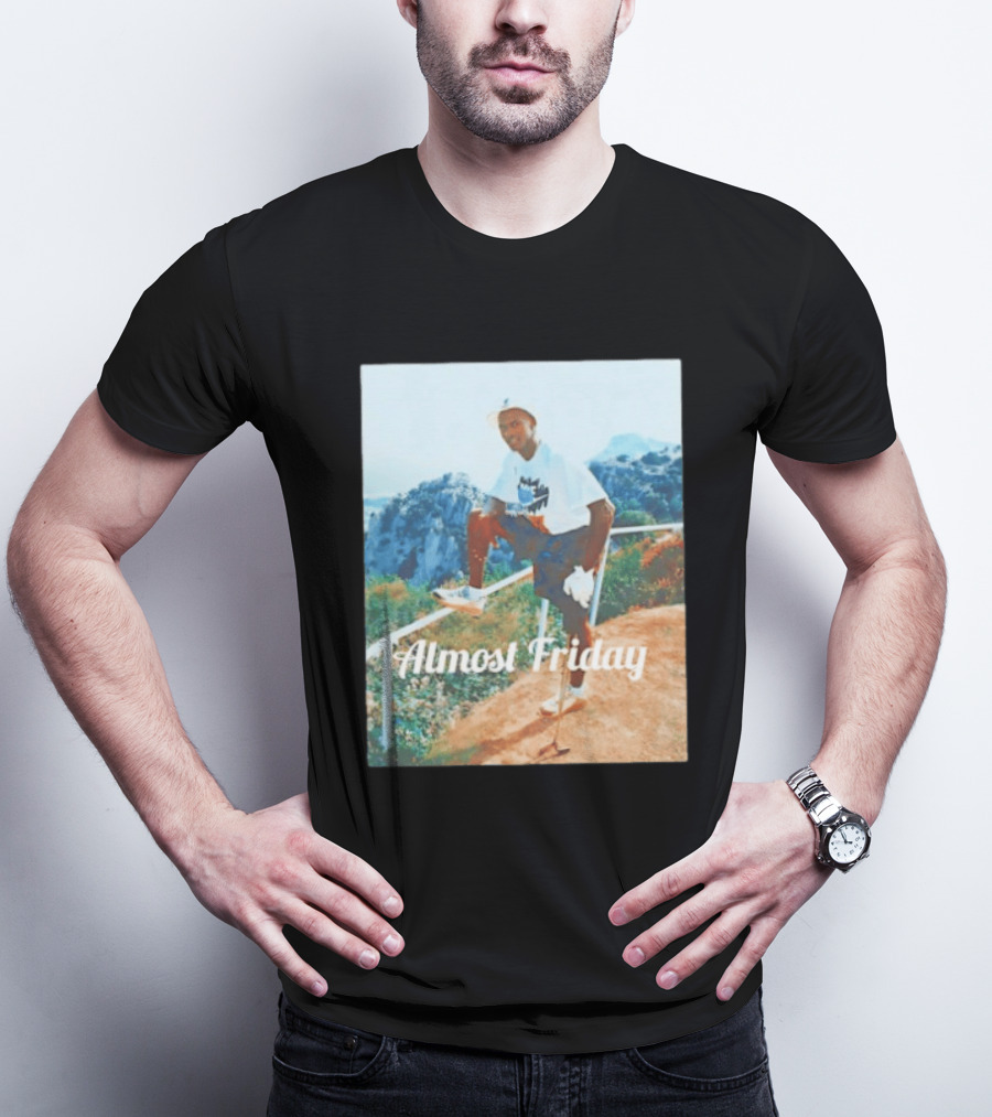 Michael Jordan Golfing Almost Friday Scenic View T-Shirt