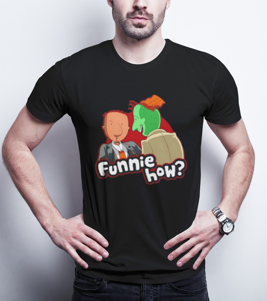 Doug Funnie Funny How Animated Series Characters Meeting T-Shirt