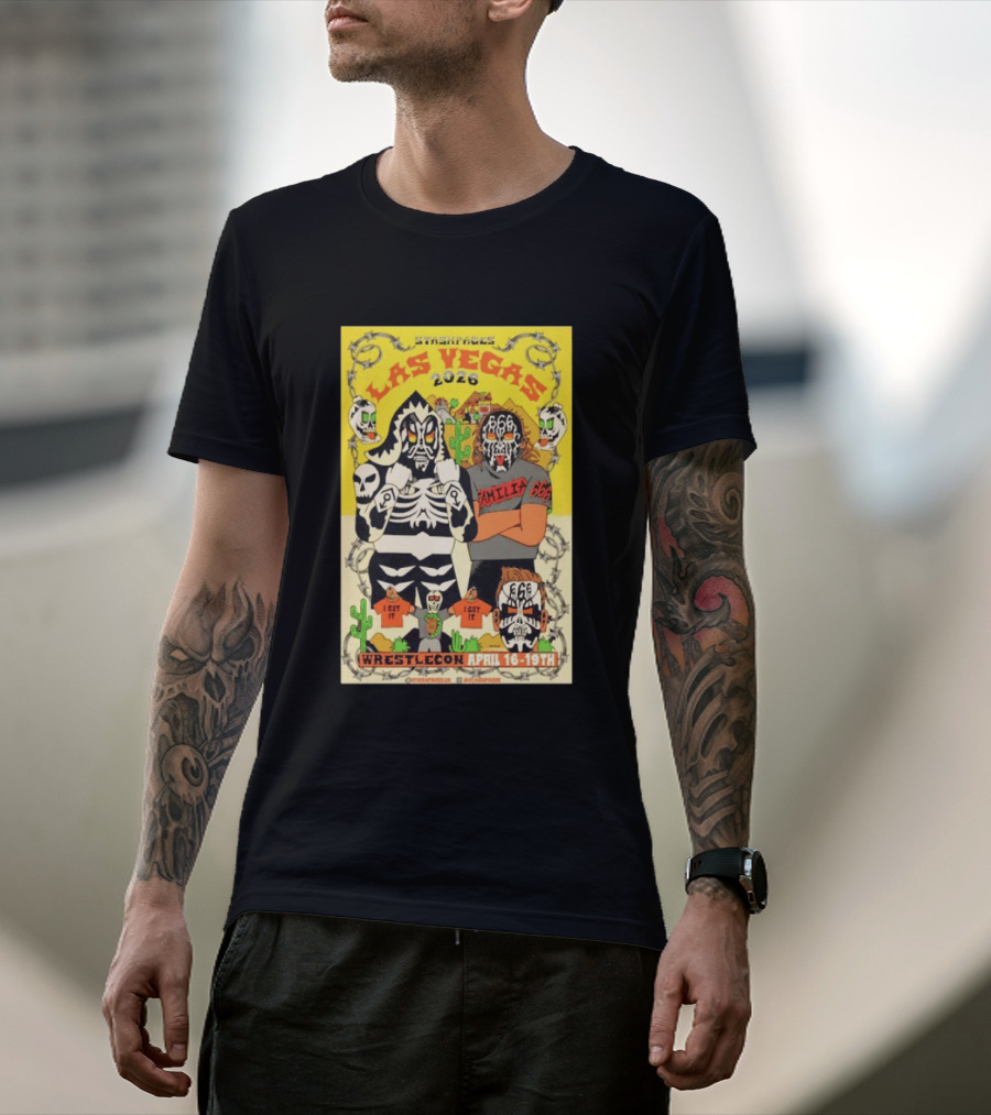 Stashpages Las Vegas 2026 Wrestlecon April 16 19 Featuring Amelia 666 And Park T-Shirt