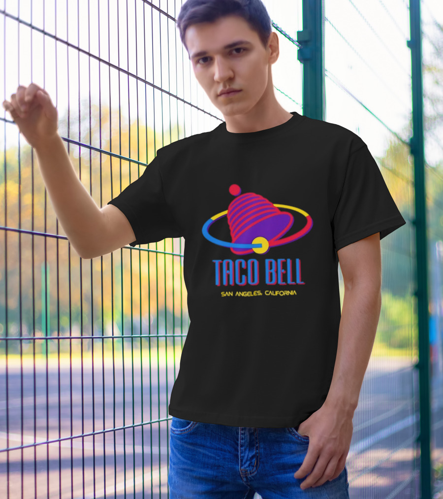 Taco Bell San Angeles California Retro Futuristic T-Shirt
