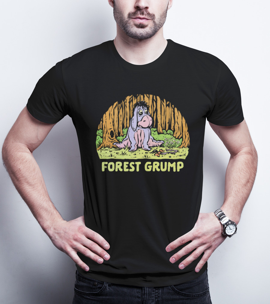 Eeyore Forest Grump Winnie The Pooh Inspired Mashup T-Shirt