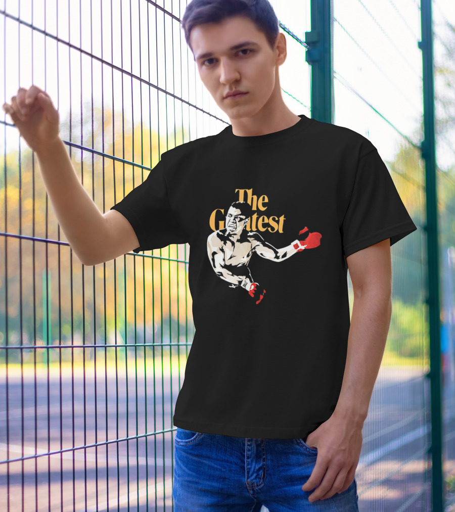 The Greatest Muhammad Ali Red Gloves Boxer T-Shirt