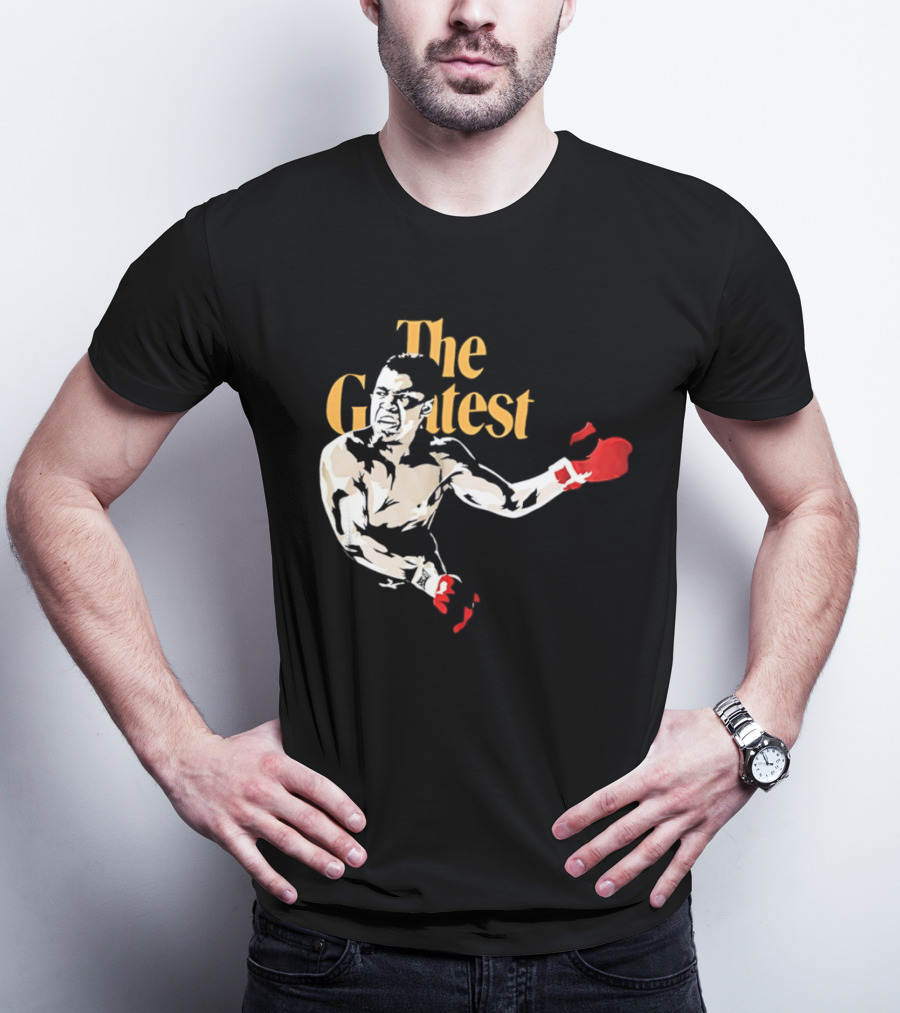 The Greatest Muhammad Ali Red Gloves Boxer T-Shirt