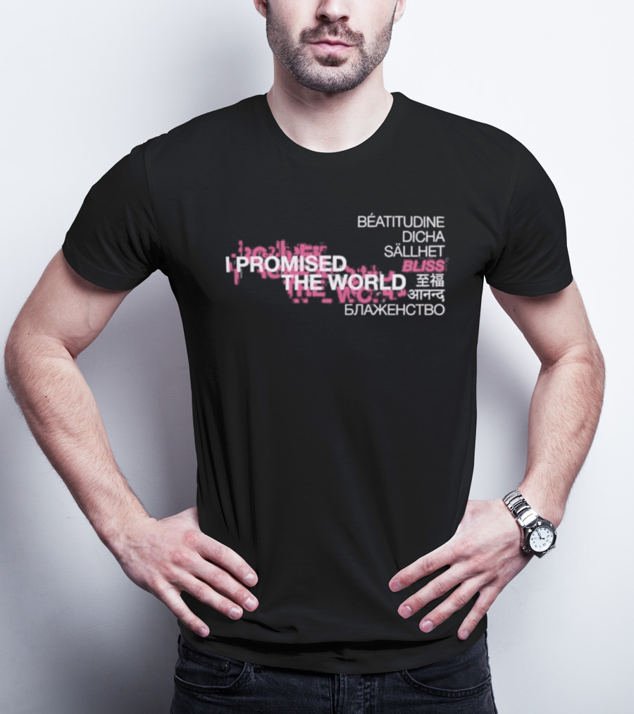 I Promised The World Beatitudine Dicha Sällhet Bliss Blazhenstvo T-Shirt