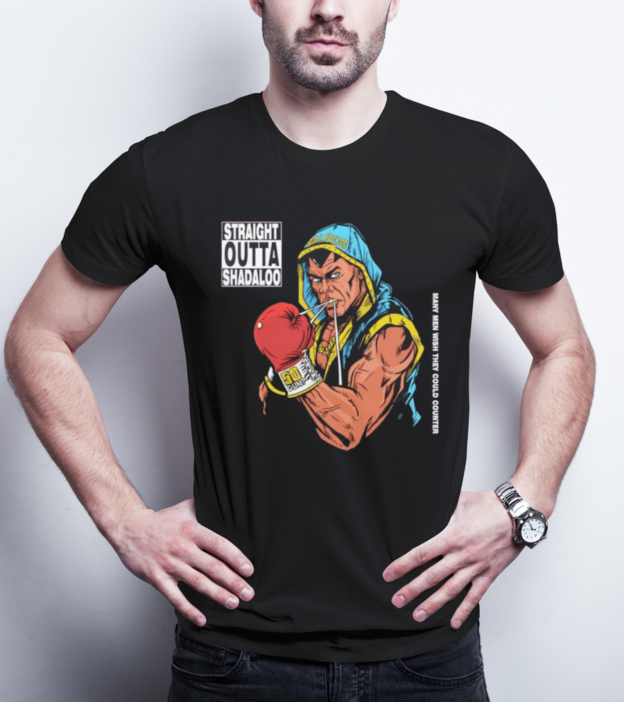 Straight Outta Shadaloo Balrog Boxer Many Men Wish They Could Counter 50 GUNZ T-Shirt