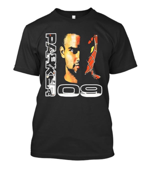 Parker 09 Spiderman San Antonio Spurs T-Shirt