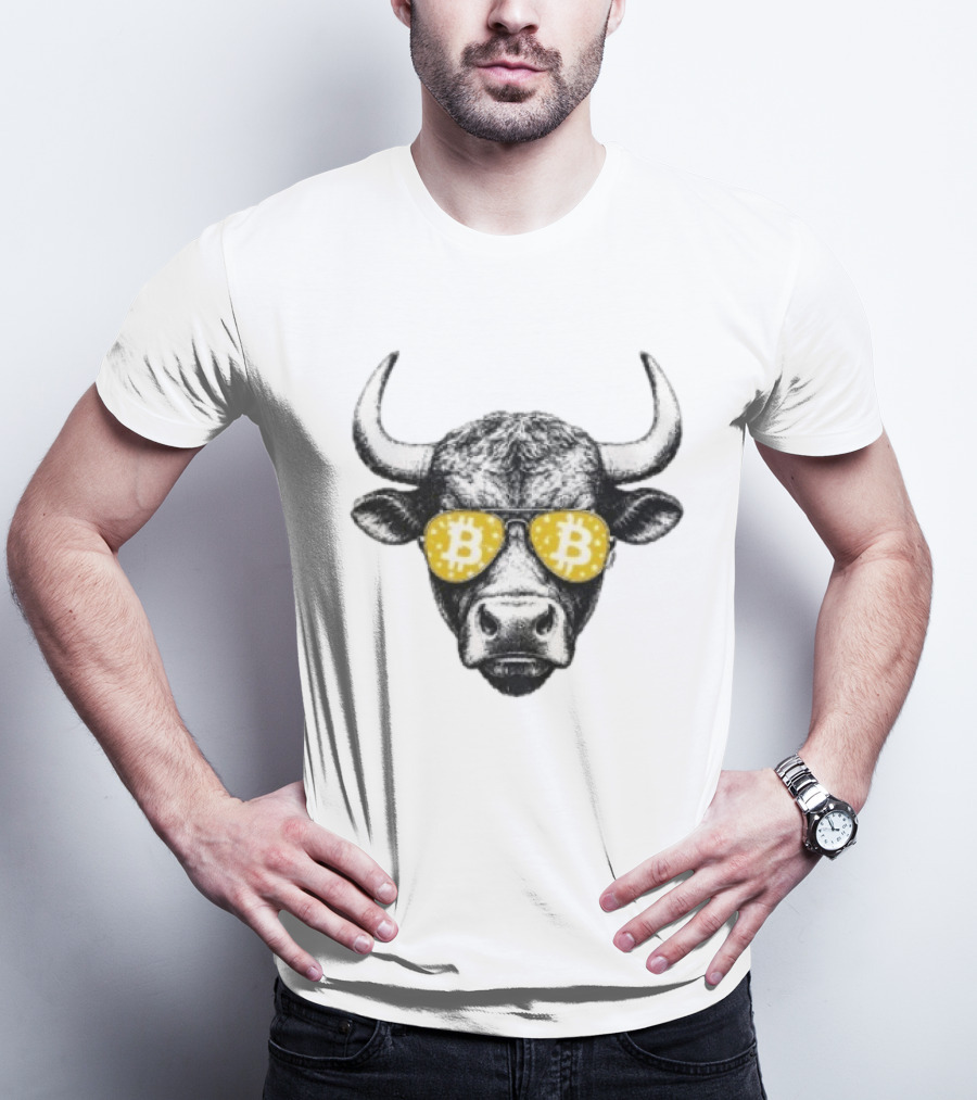 Bitcoin Is For The Bulls Cryptocurrency Enthusiast T-Shirt