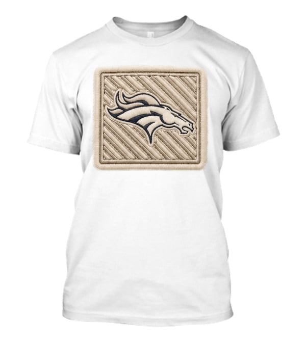 Broncos 2026 Training Camp Hat Patch With Embroidered Horse T-Shirt