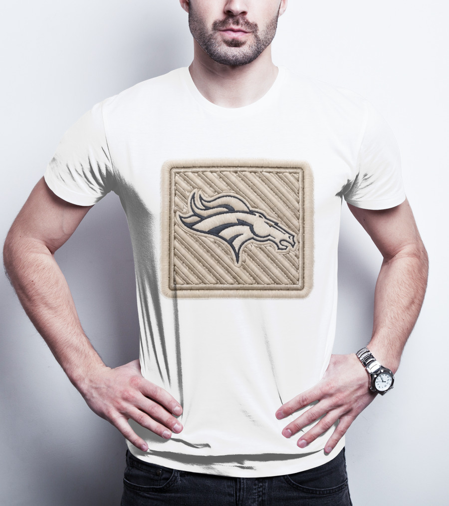 Broncos 2026 Training Camp Hat Patch With Embroidered Horse T-Shirt