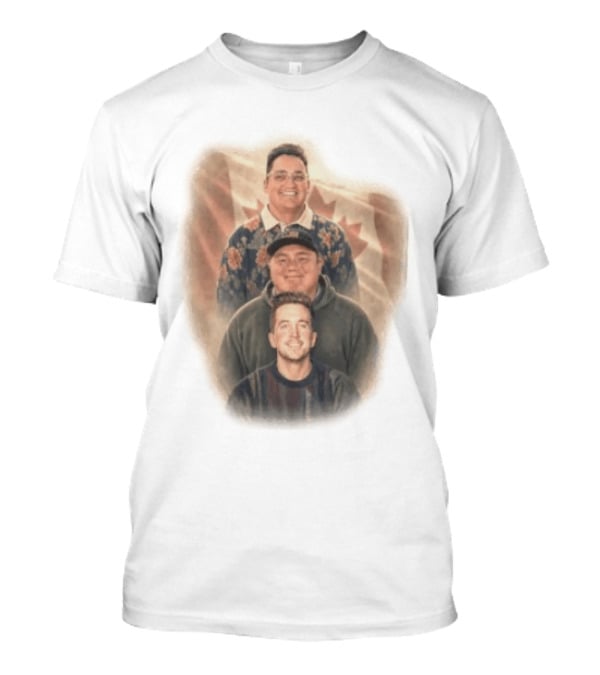 David Spencer Devin Trio Portrait Canadian Flag T-Shirt