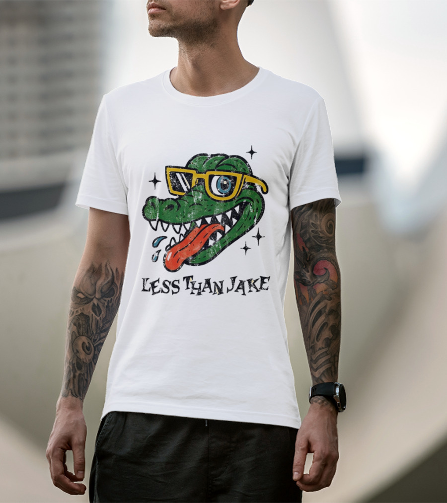Less Than Jake Sunglasses Alligator T-Shirt