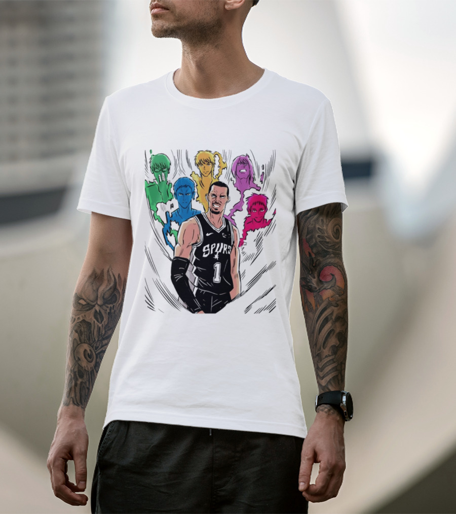 San Antonio Spurs Generation Of Miracles Anime Basketball T-Shirt