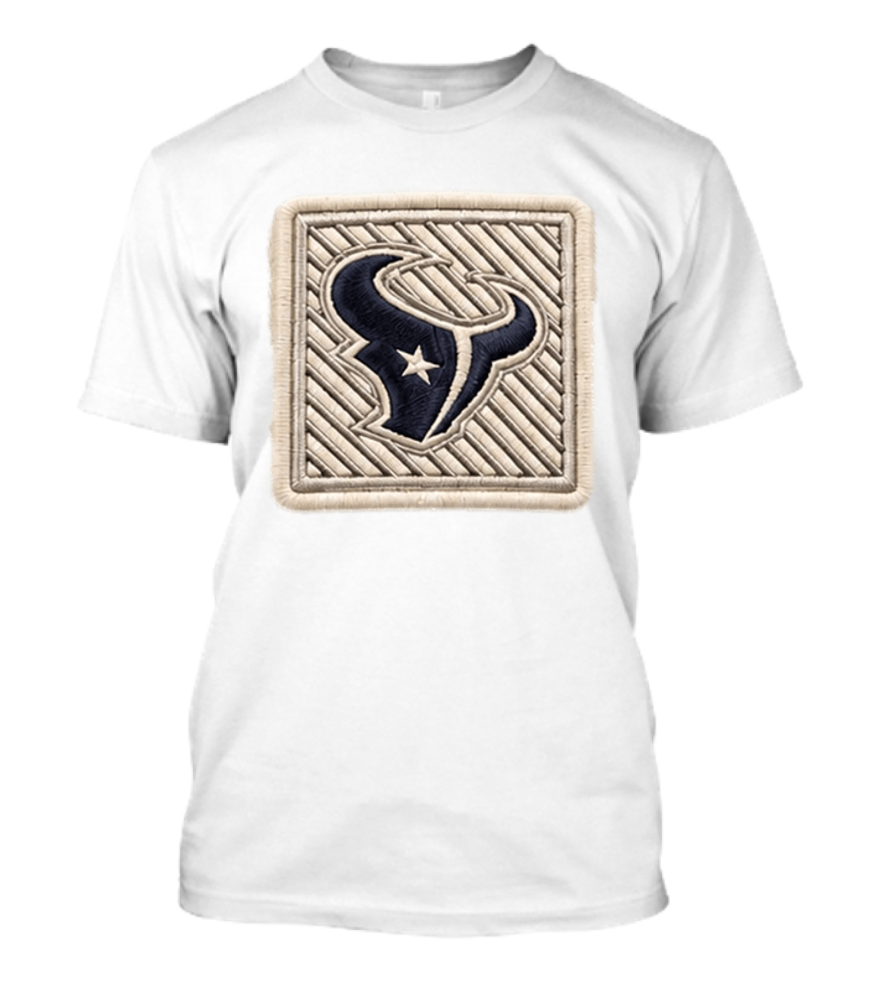 Texans 2026 Training Camp Hat Navy Bull Star Embroidery Patch T-Shirt