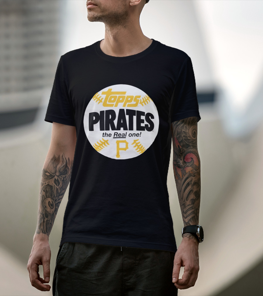 Topps Pirates The Real One MLB Pittsburgh Baseball T-Shirt