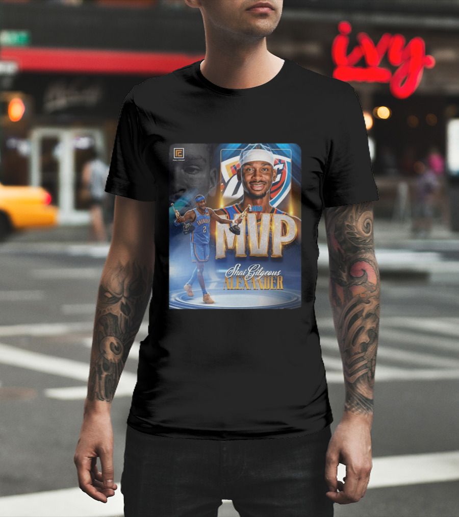 Shai Gilgeous Alexander MVP NBA 2024 Oklahoma City Thunder T-Shirt