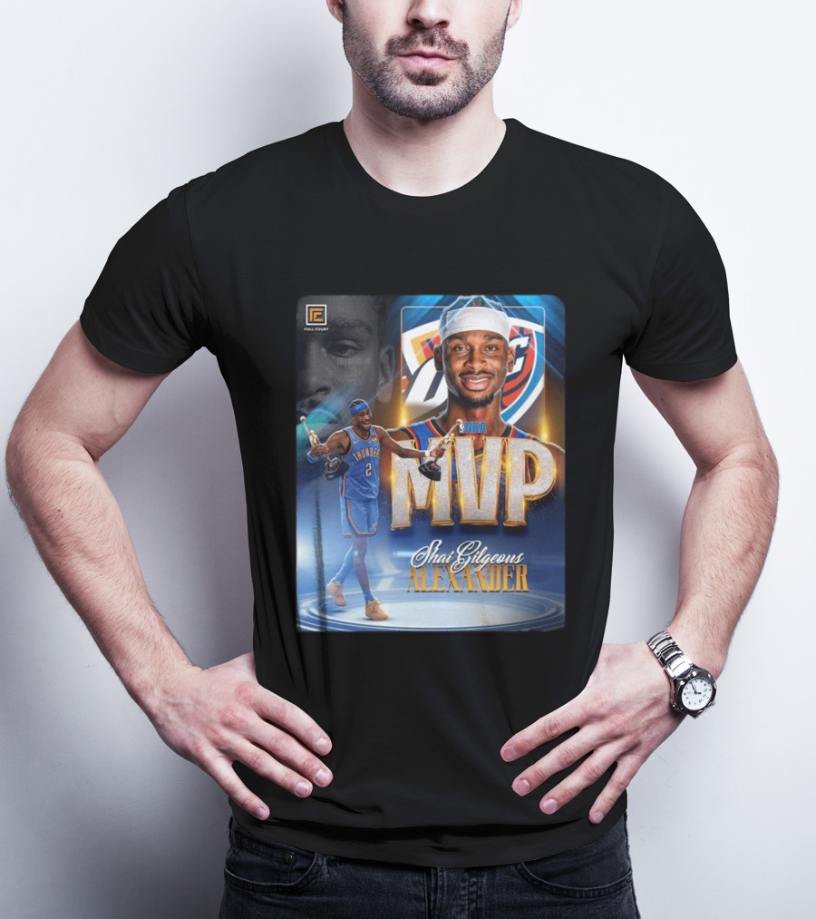 Shai Gilgeous Alexander MVP NBA 2024 Oklahoma City Thunder T-Shirt