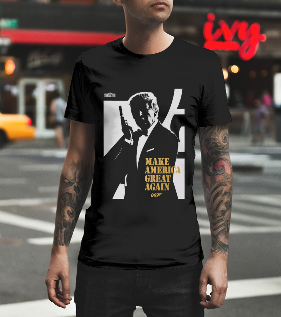 Trump 007 Make America Great Again Bond T-Shirt