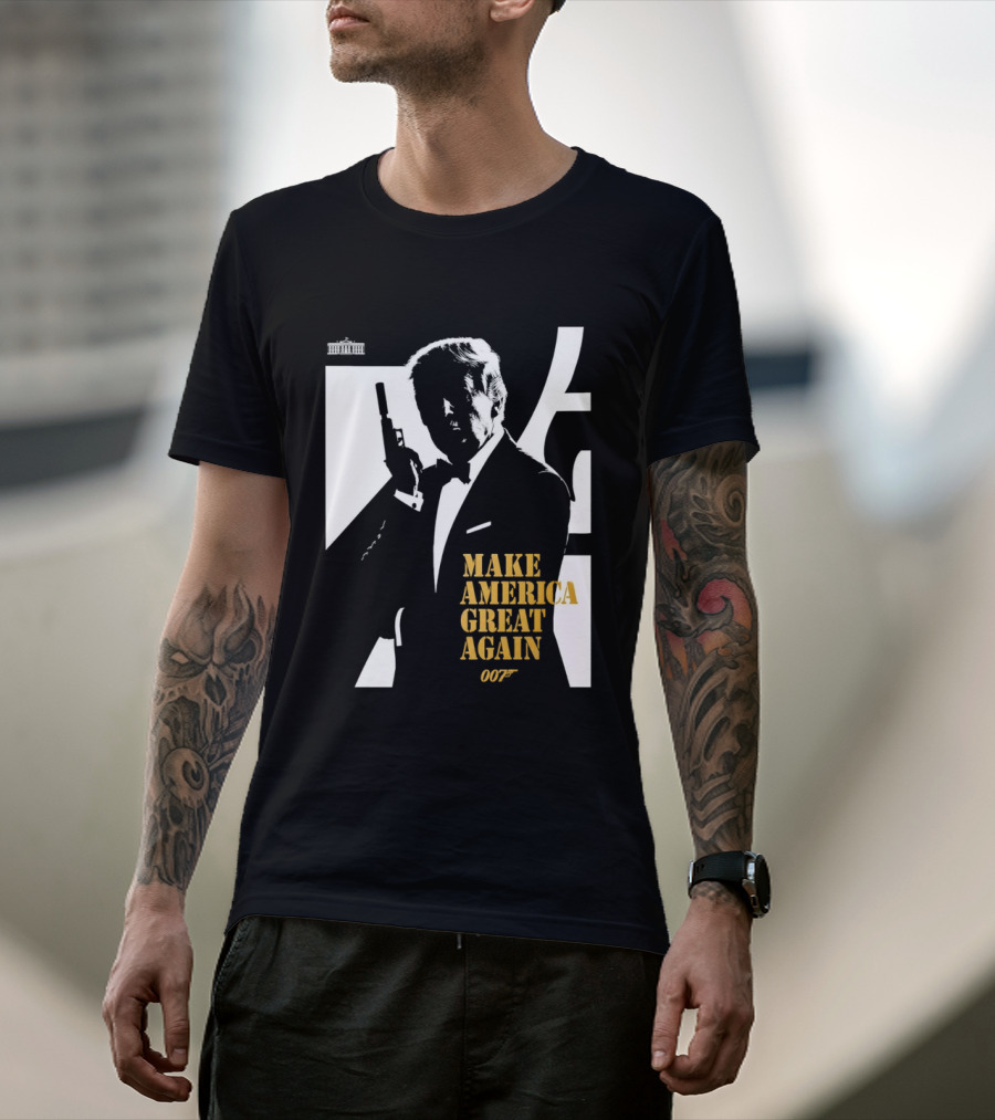 Trump 007 Make America Great Again Bond T-Shirt