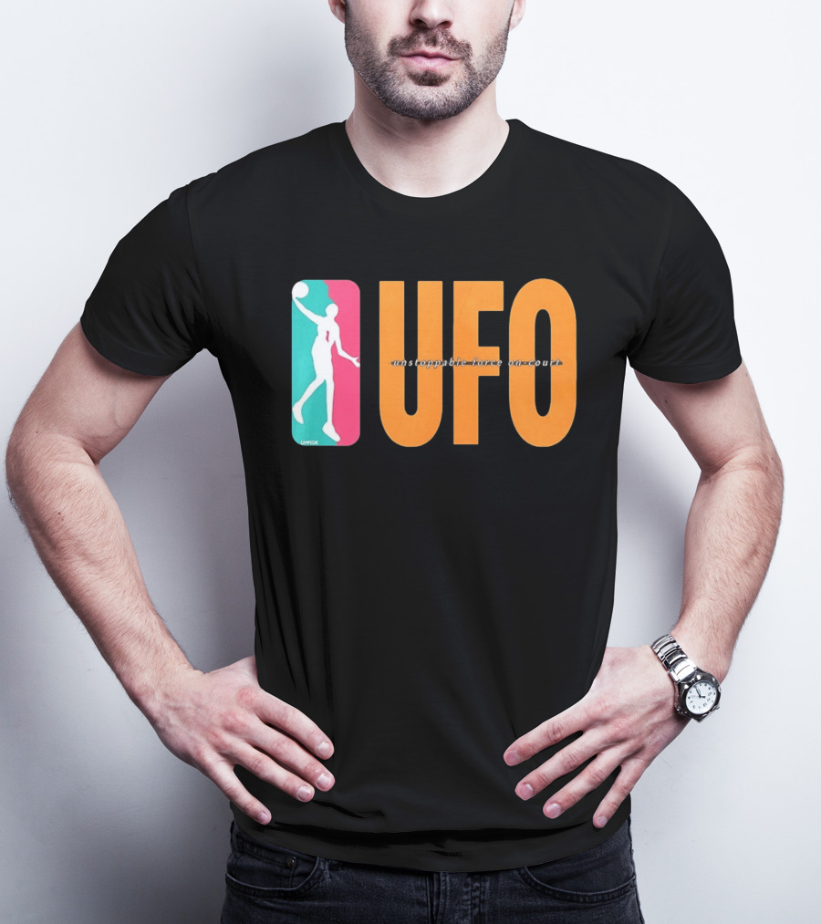 UFO Unstoppable Force On Court San Antonio Spurs T-Shirt