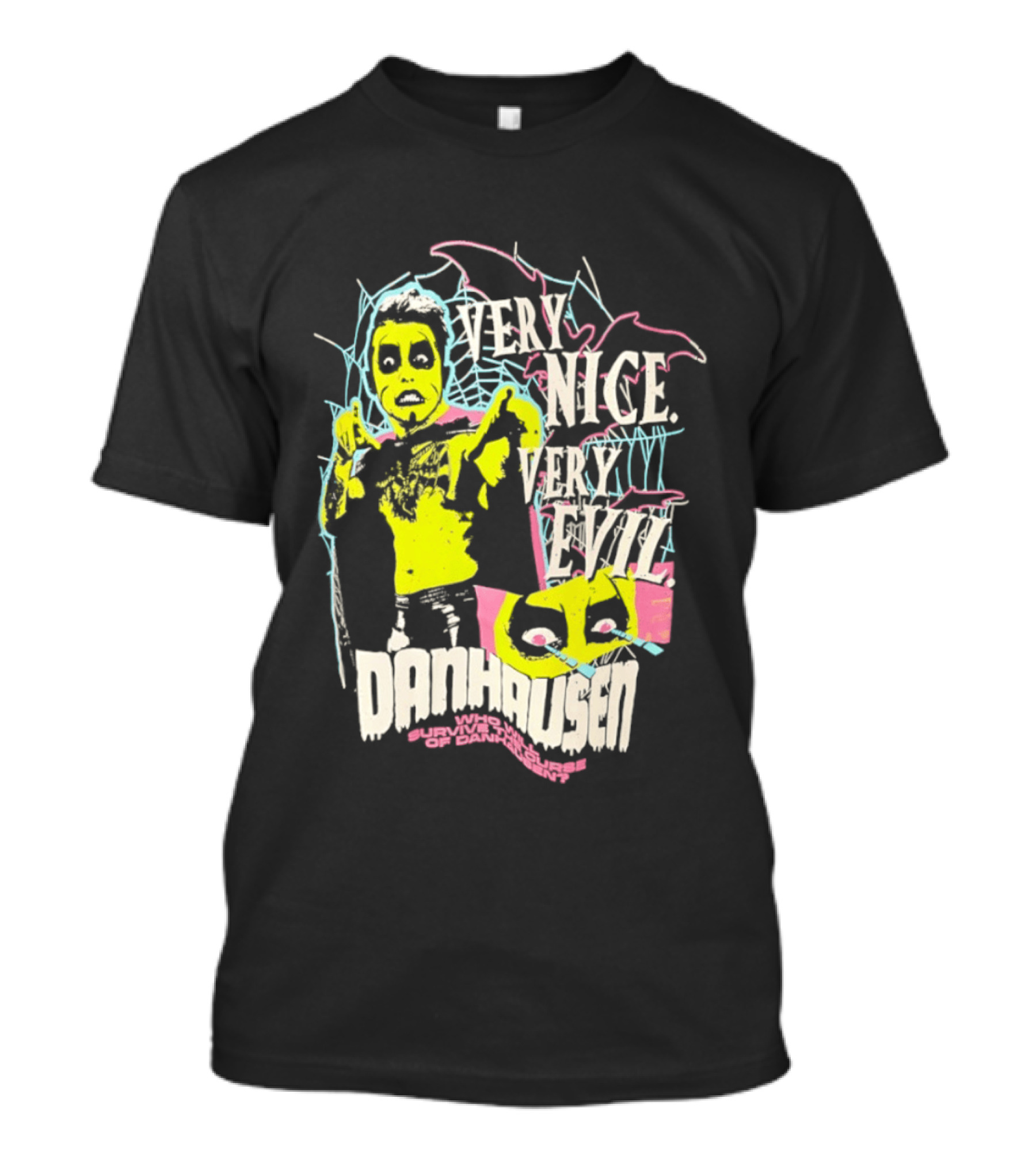 Danhausen Very Nice Very Evil Yellow Cartoon T-Shirt