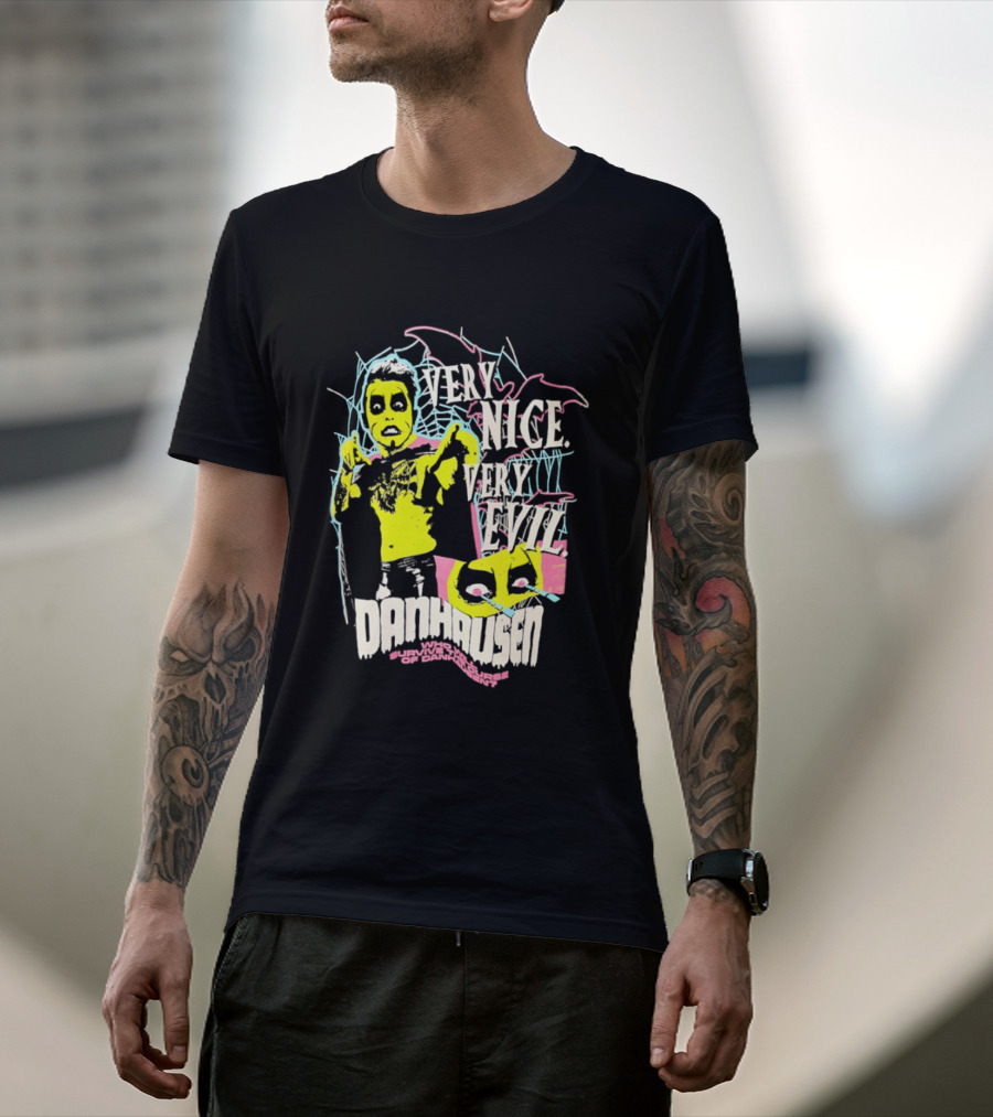 Danhausen Very Nice Very Evil Yellow Cartoon T-Shirt