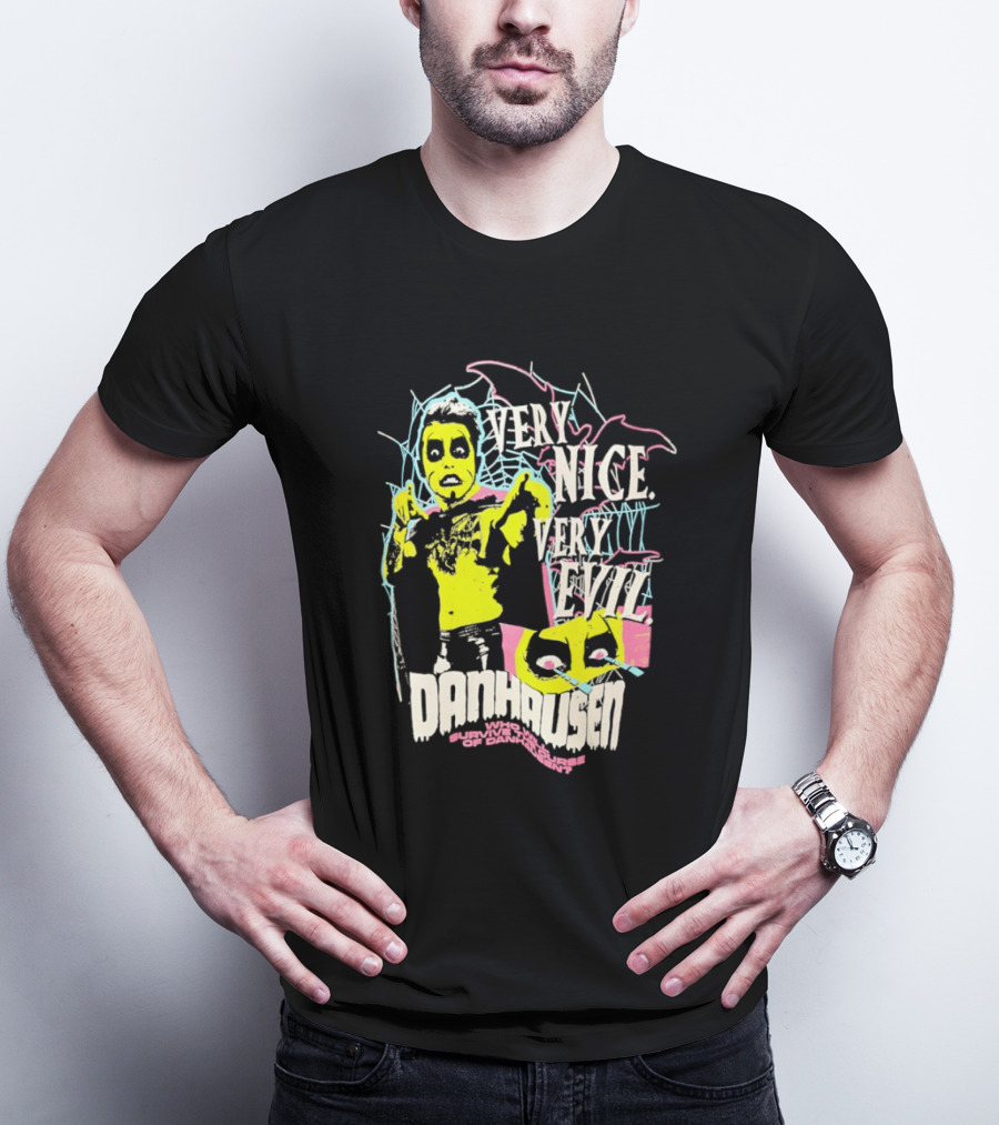 Danhausen Very Nice Very Evil Yellow Cartoon T-Shirt